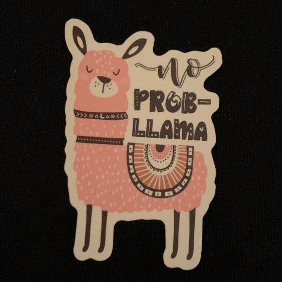 Accessories | No Problama Llama Alpaca Sticker | Poshmark